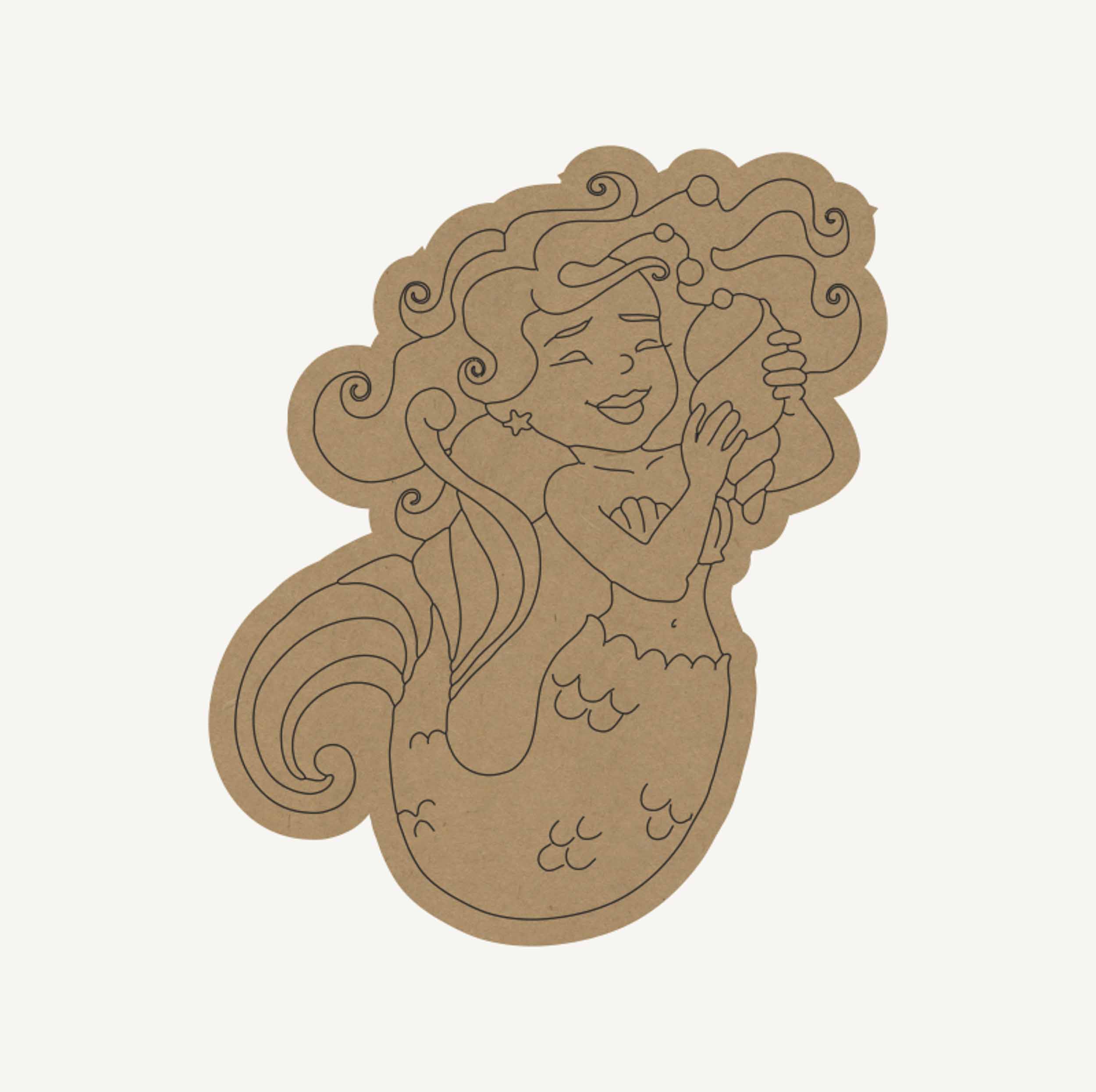 Mermaid Fridge Magnet MDF | The Point Blank