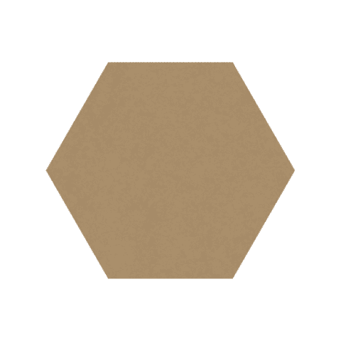 Plain Hexagonal MDF Base | The Point Blank