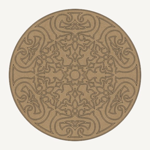 MDF Mandala Art Design 12 | The Point Blank