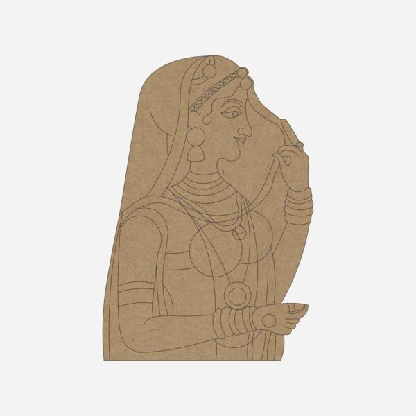 MaharaniJi MDF Cut Out | The Point Blank